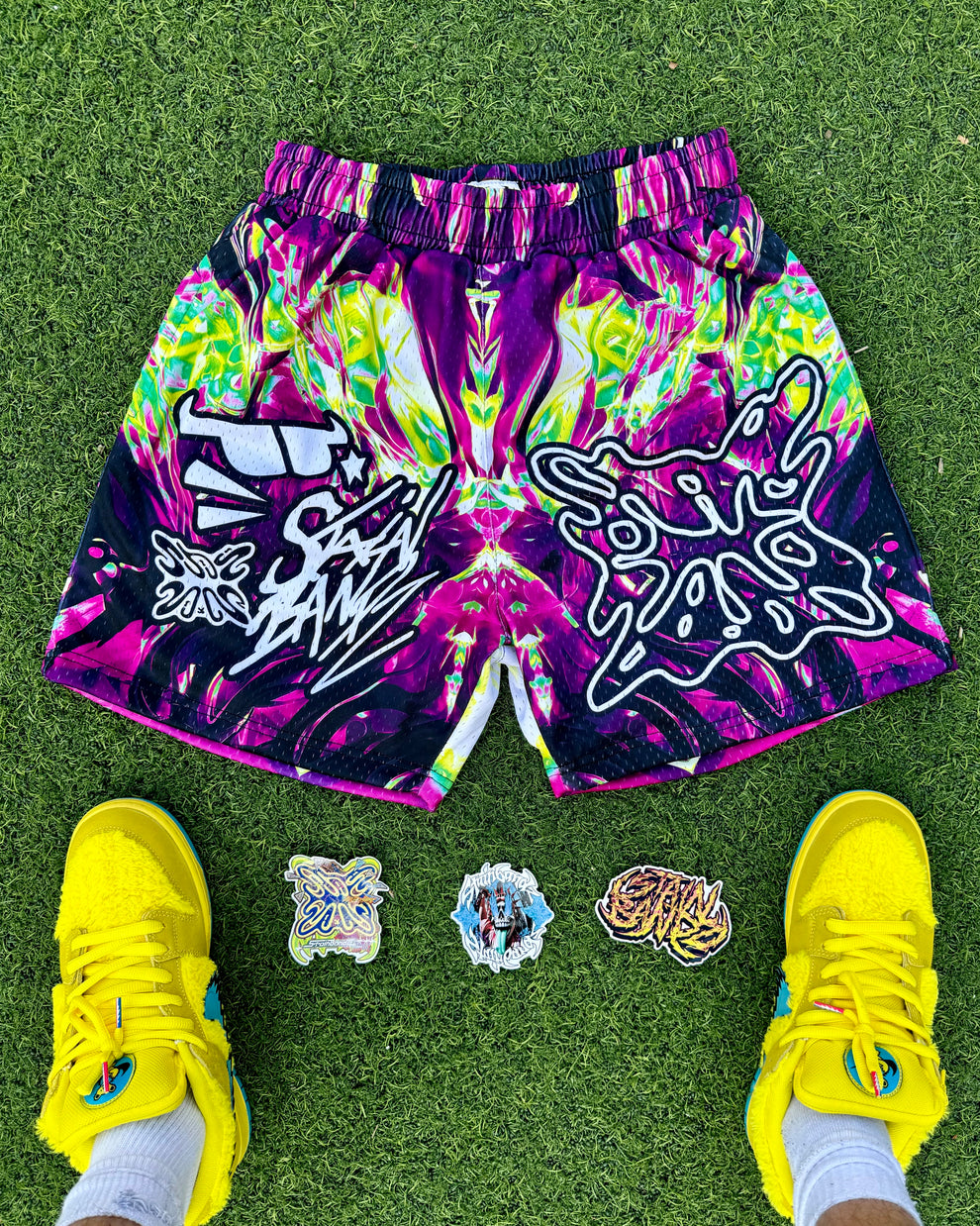 SB GRAFFITI SHORTS – STAINBANDZSTUDIOS